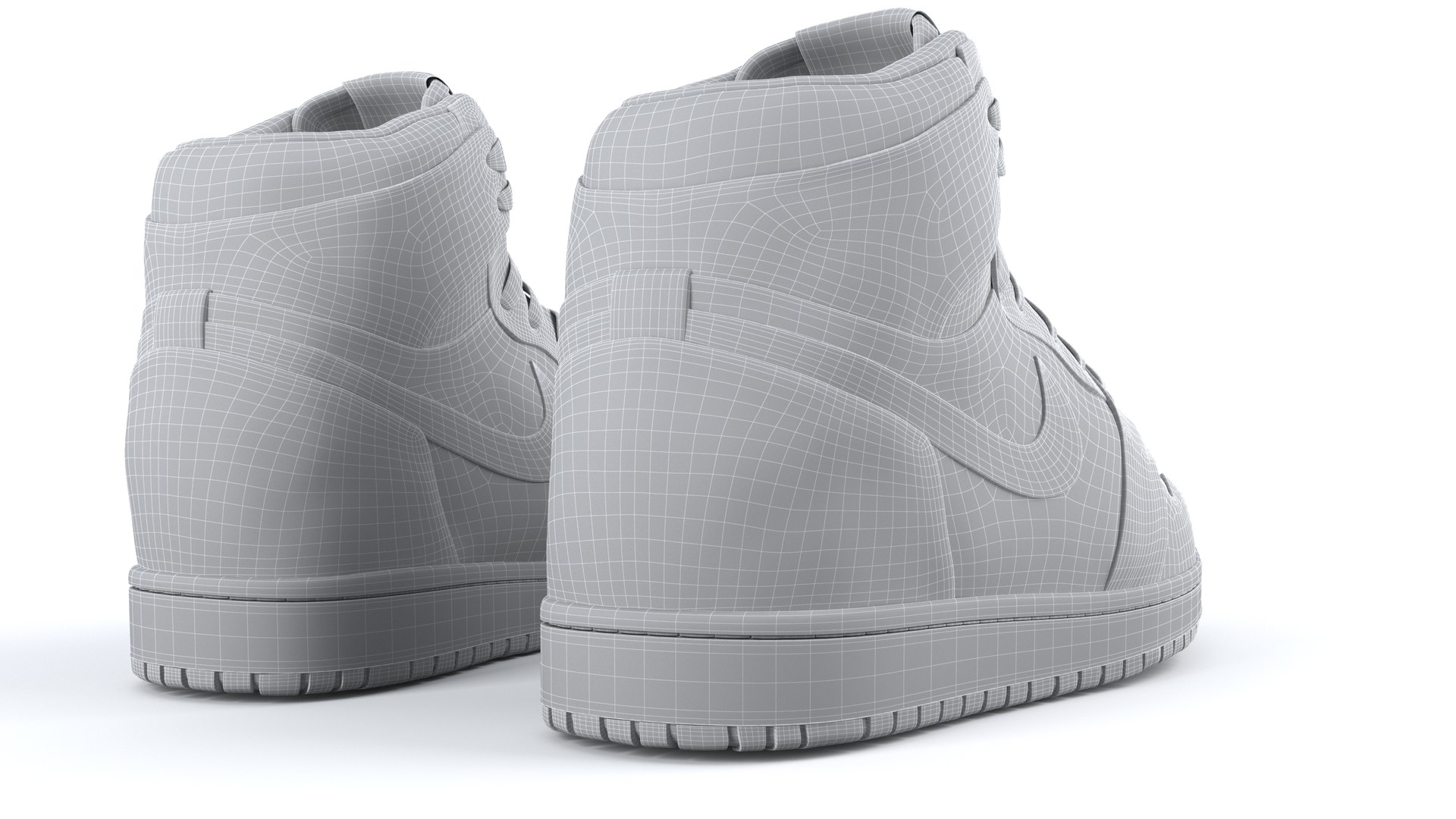 Jordan 1 Retro UNC Toe PBR Model - TurboSquid 2144355