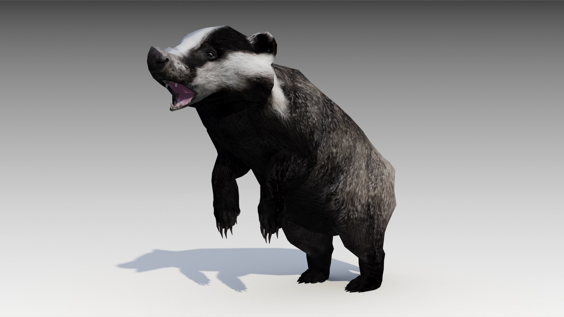 3D Badger - TurboSquid 1194651