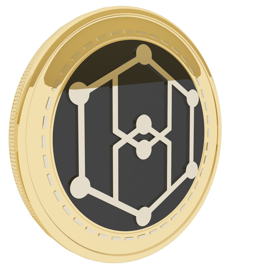Iot Chain Cryptocurrency Gold Coin 3D Model - TurboSquid 1856974