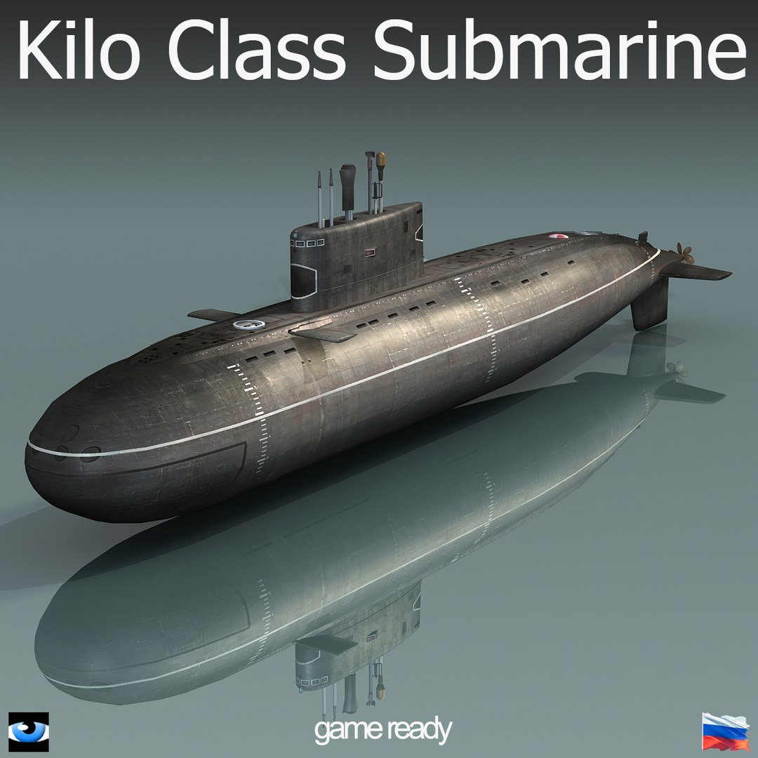 Russian Kilo Class Submarine 3D Model - TurboSquid 1158250