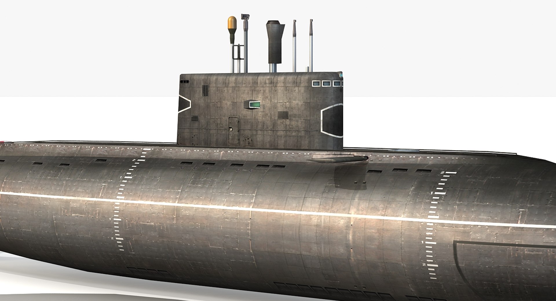 Russian Kilo Class Submarine 3D Model - TurboSquid 1158250