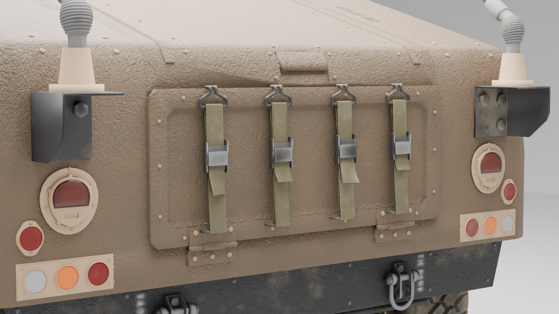 3D Model Military Armored Vehicle Humvee - TurboSquid 2310566