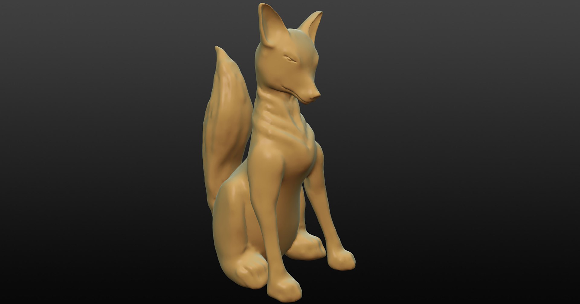 3D Low Poly Fox Sculpture 3D Model - TurboSquid 1809757