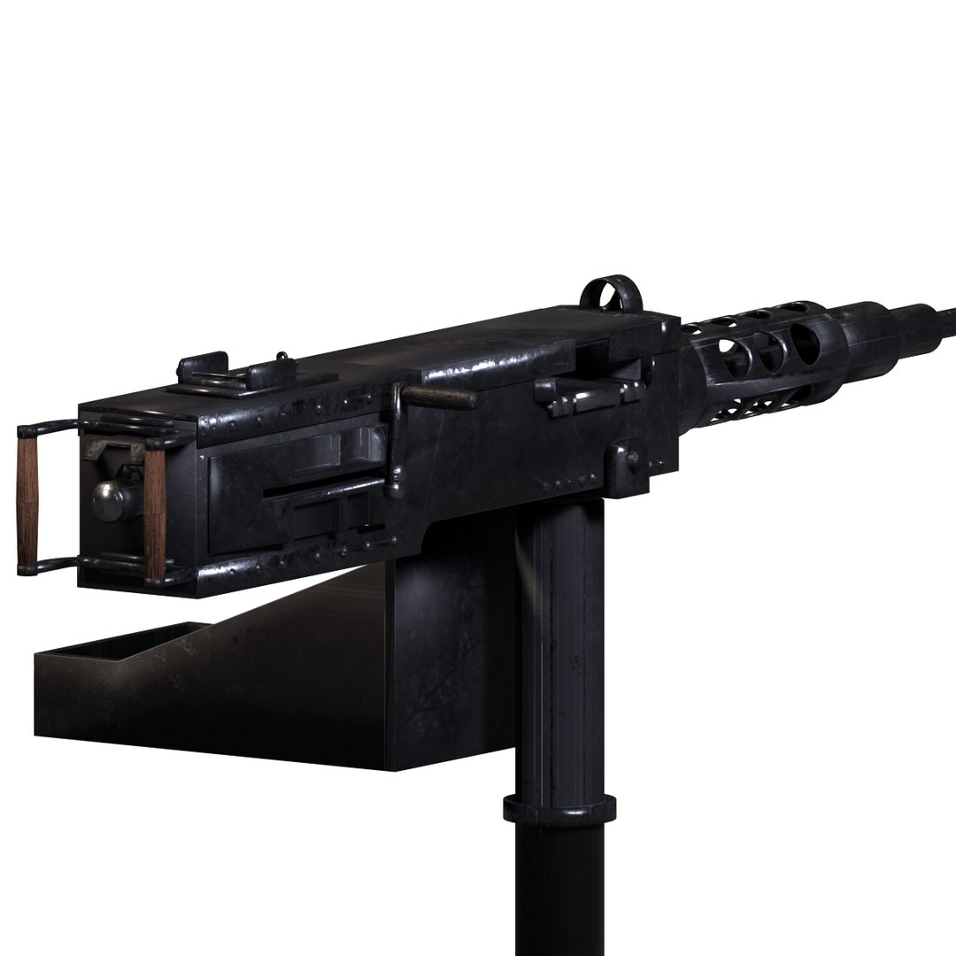 3d Model M2hb 50cal
