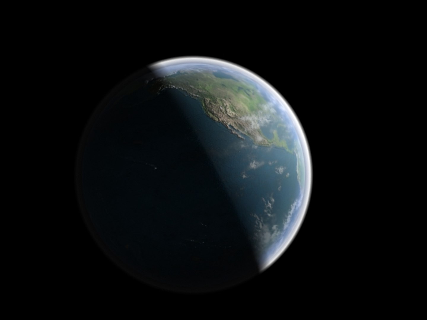Earth Atmospheric 3d Model