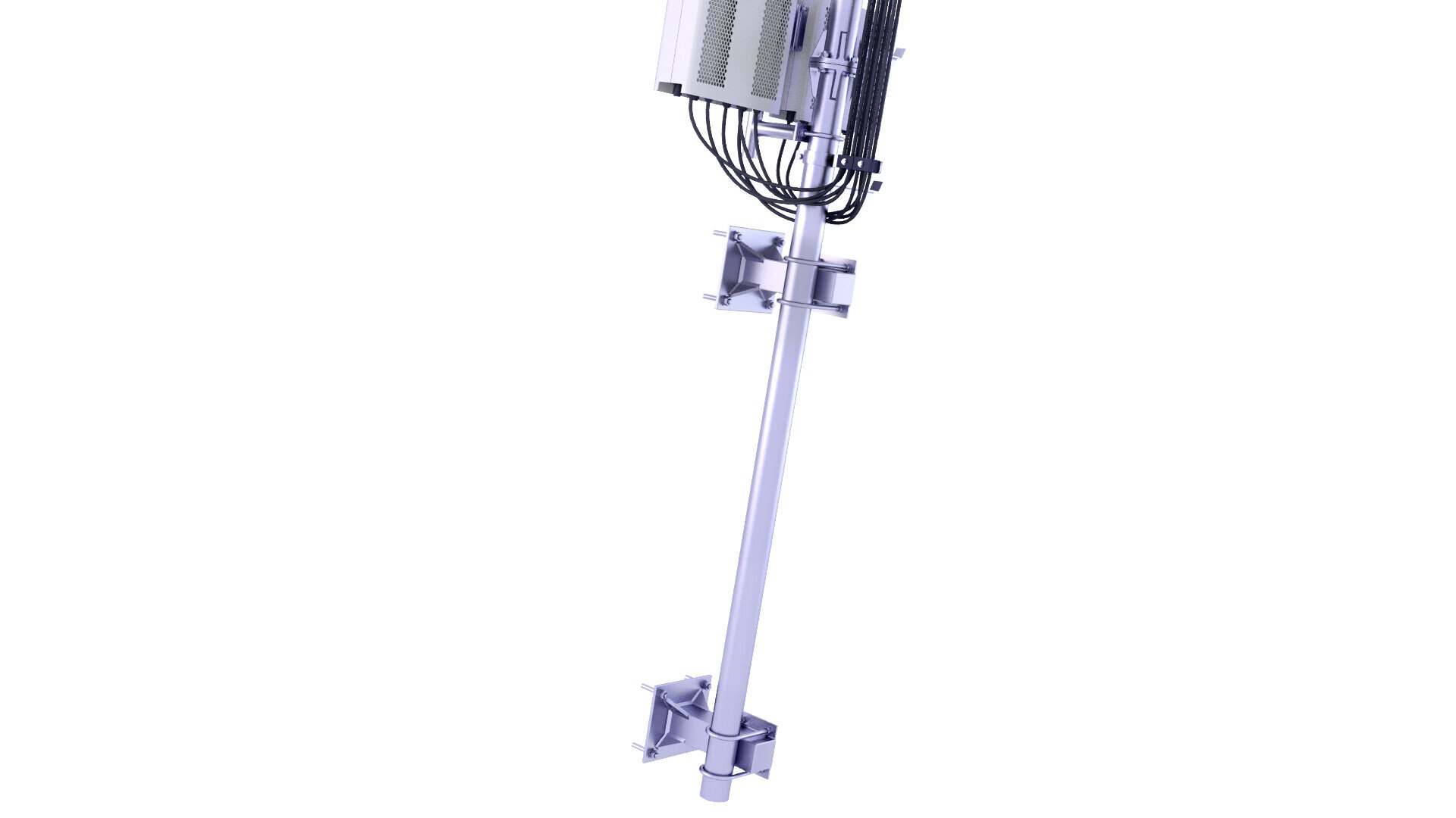 3D Wall Cell Tower Station 61 And Base Station Box SET - TurboSquid 2398788