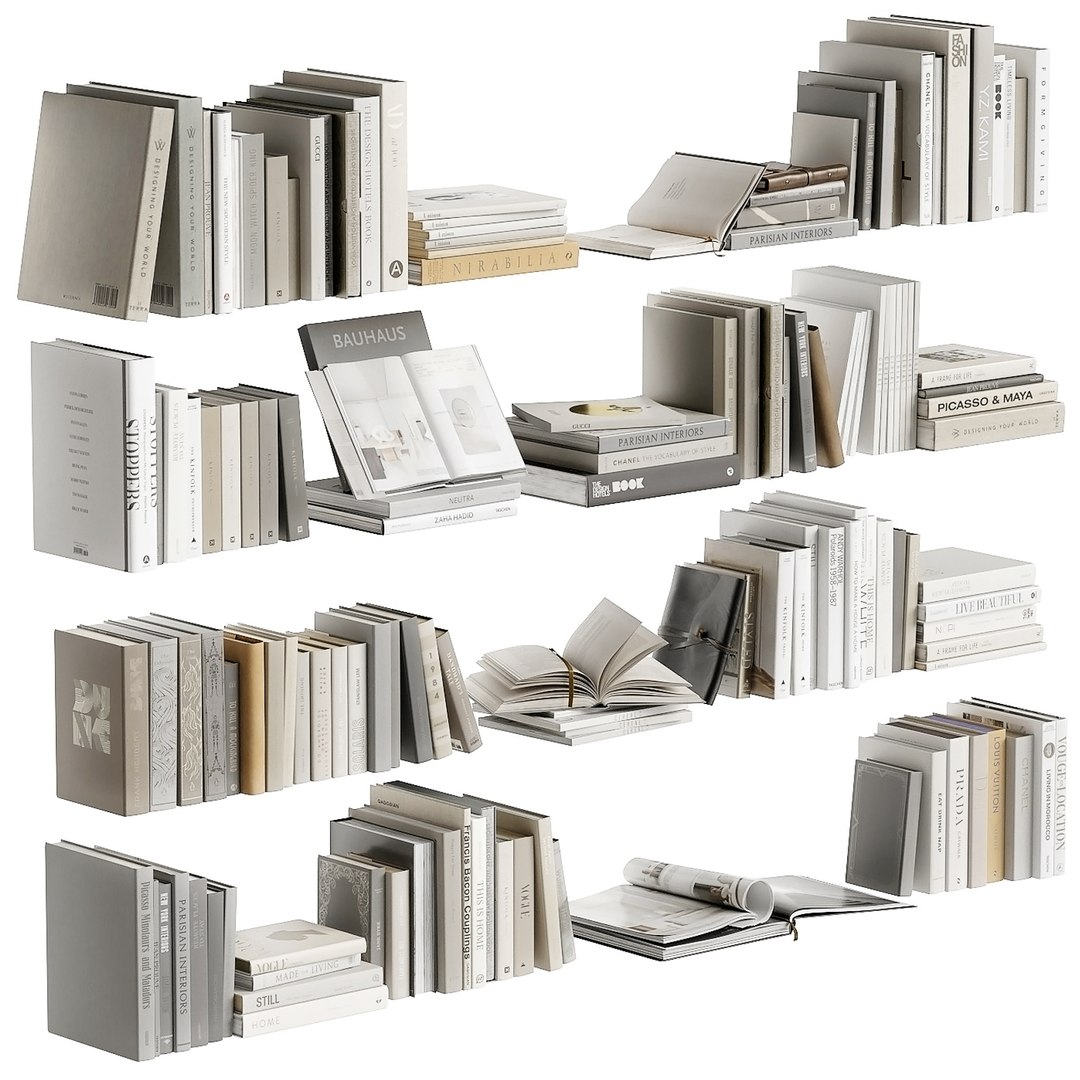 3D The Books - TurboSquid 1991388