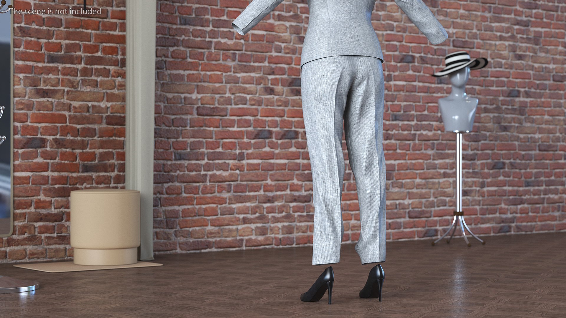 3D Womens Workwear Suit - TurboSquid 2143548