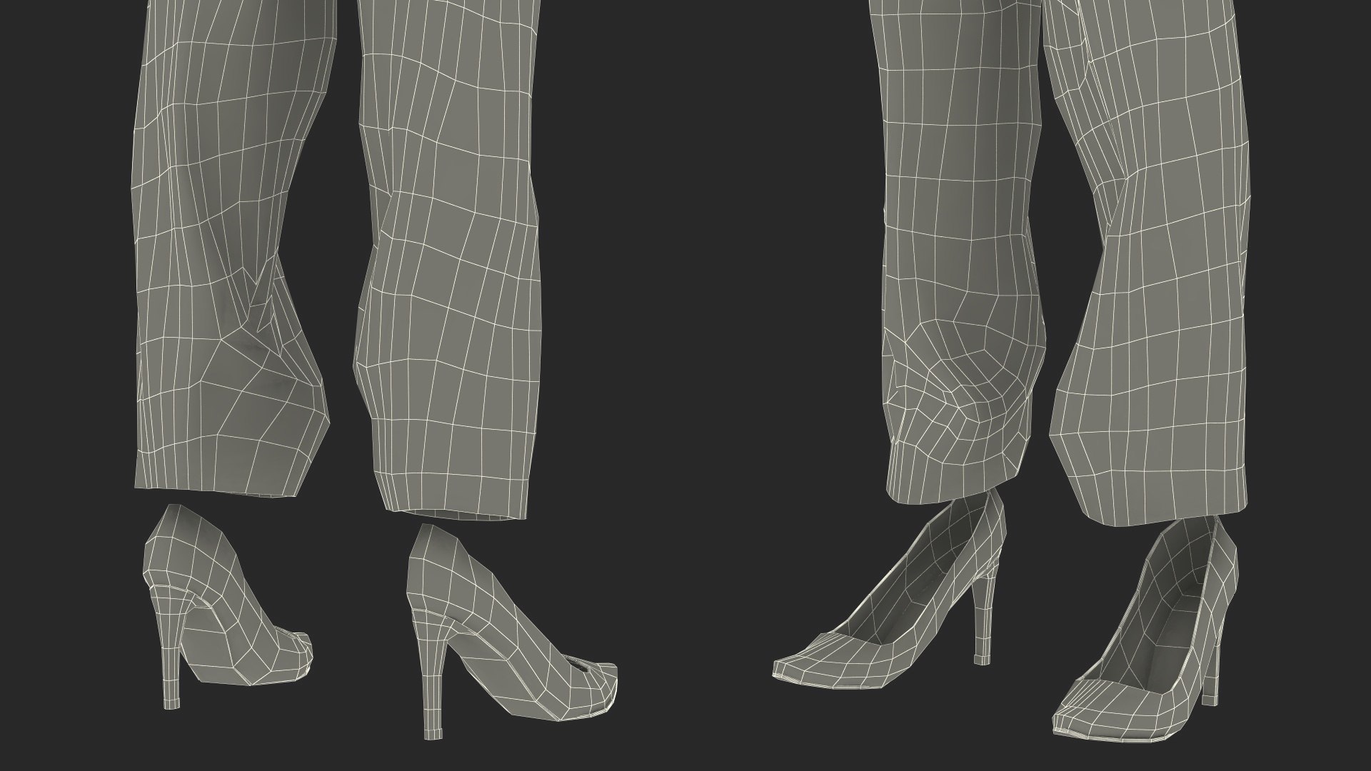 3D Womens Workwear Suit - TurboSquid 2143548