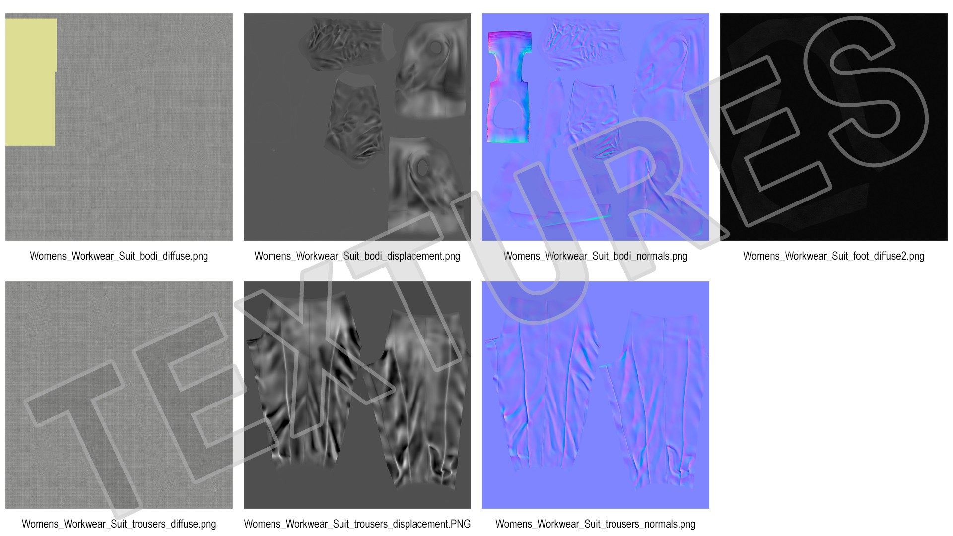 3D Womens Workwear Suit - TurboSquid 2143548