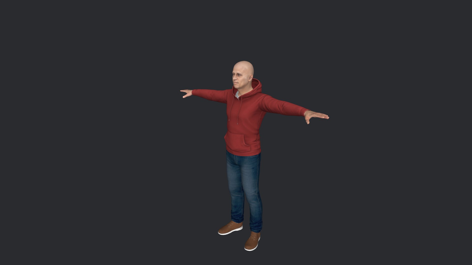 Dean Barrow Hyper Realistic Full Body Fully Rigged Character 3D Model ...
