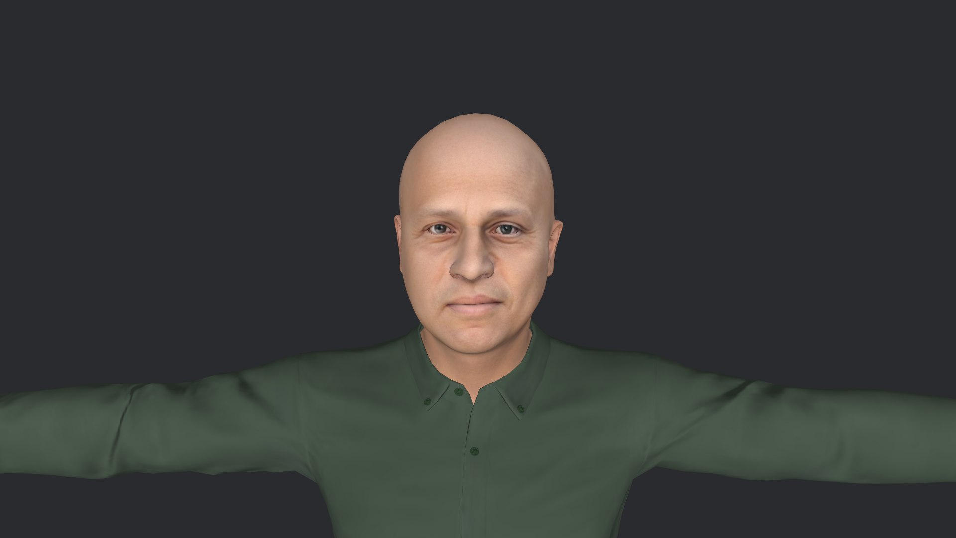 Dean Barrow Hyper Realistic Full Body Fully Rigged Character 3D Model ...
