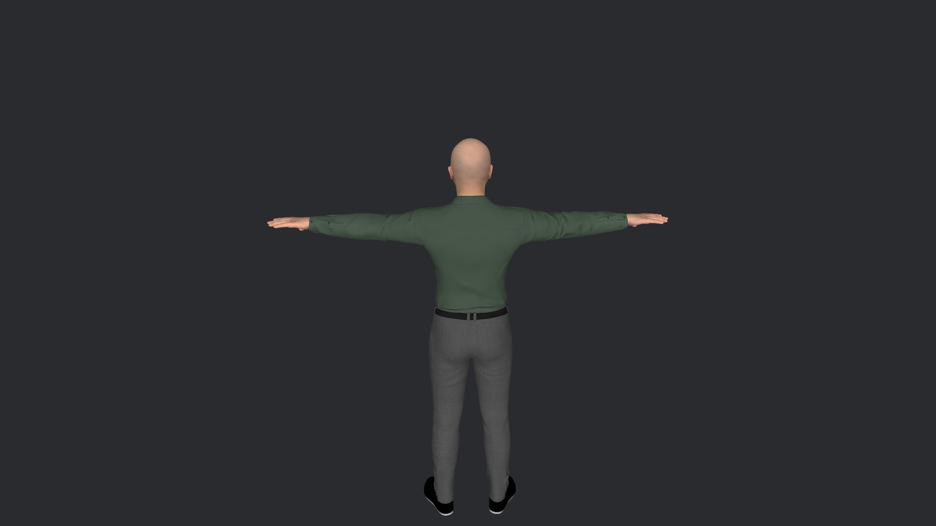 Dean Barrow Hyper Realistic Full Body Fully Rigged Character 3D model ...