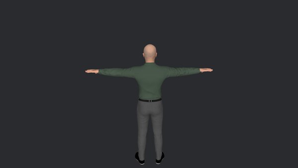 modelo 3d Dean Barrow Personaje 3D hiperrealista de cuerpo completo y ...