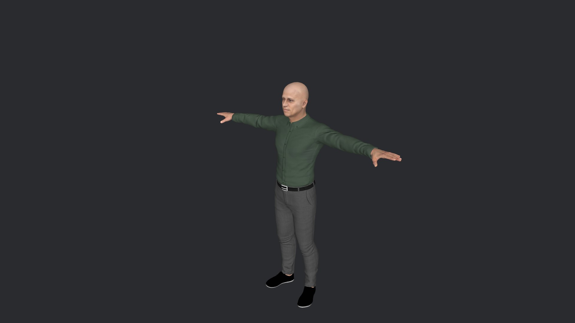 Dean Barrow Hyper Realistic Full Body Fully Rigged Character 3D Model ...