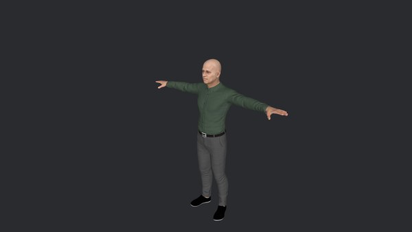 modelo 3d Dean Barrow Personaje 3D hiperrealista de cuerpo completo y ...