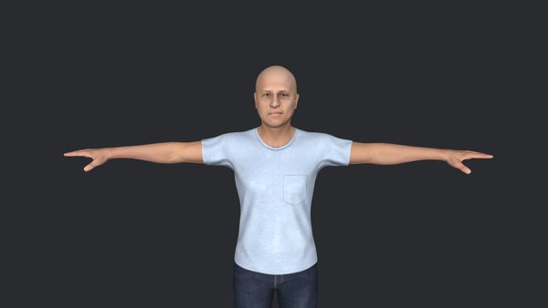 modelo 3d Dean Barrow Personaje 3D hiperrealista de cuerpo completo y ...