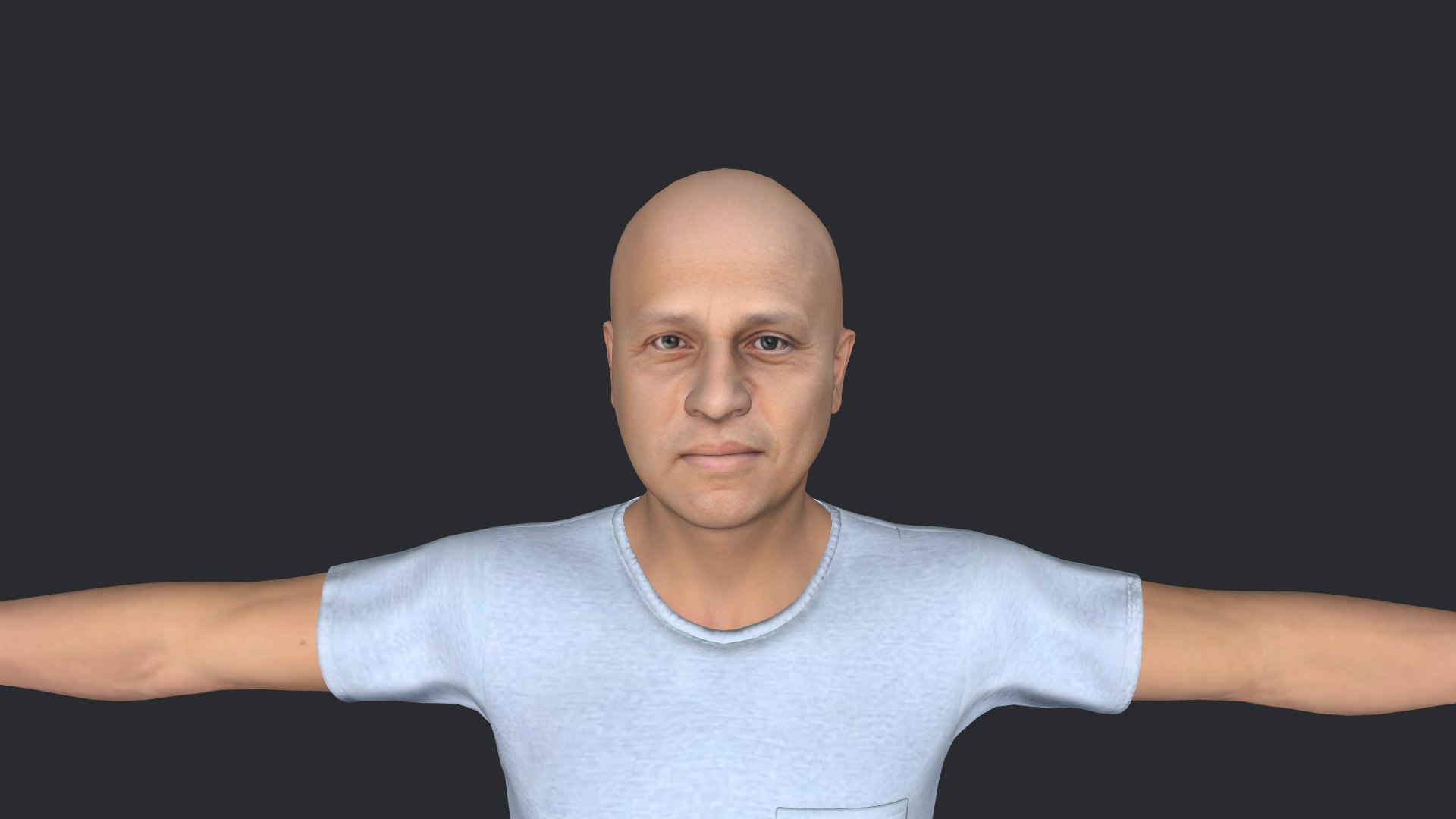 Dean Barrow Hyper Realistic Full Body Fully Rigged Character 3D Model ...