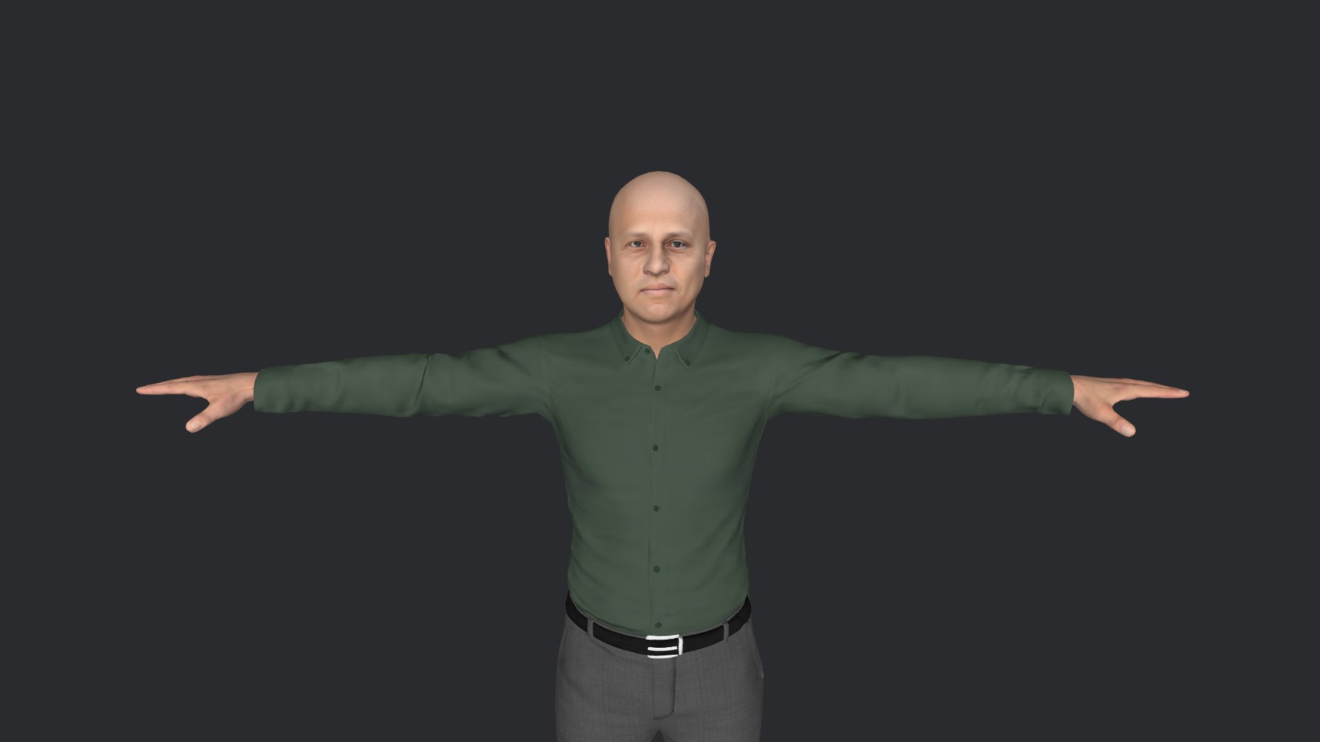 Dean Barrow Hyper Realistic Full Body Fully Rigged Character 3D Model ...