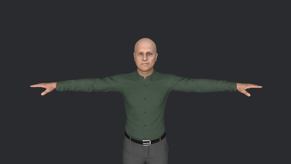 modelo 3d Dean Barrow Personaje 3D hiperrealista de cuerpo completo y ...