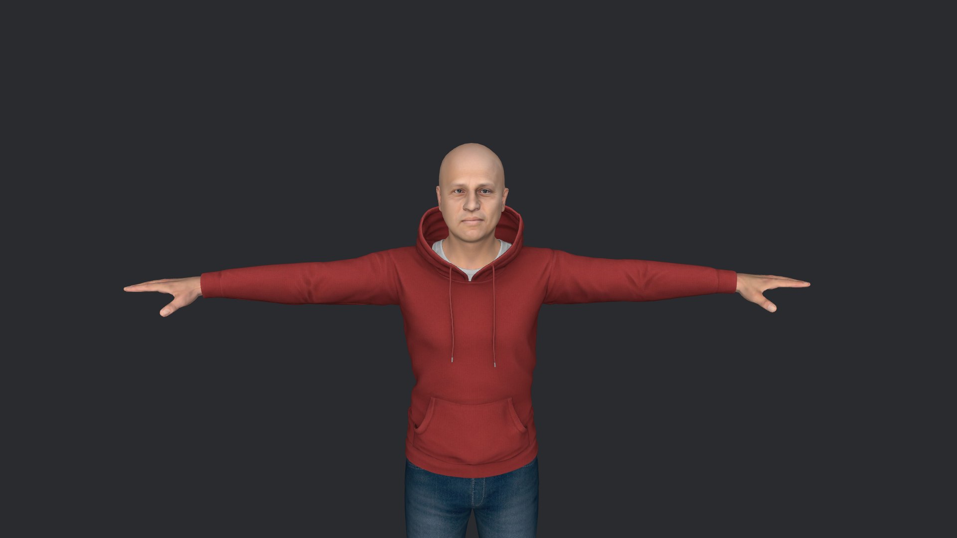Dean Barrow Hyper Realistic Full Body Fully Rigged Character 3D Model ...