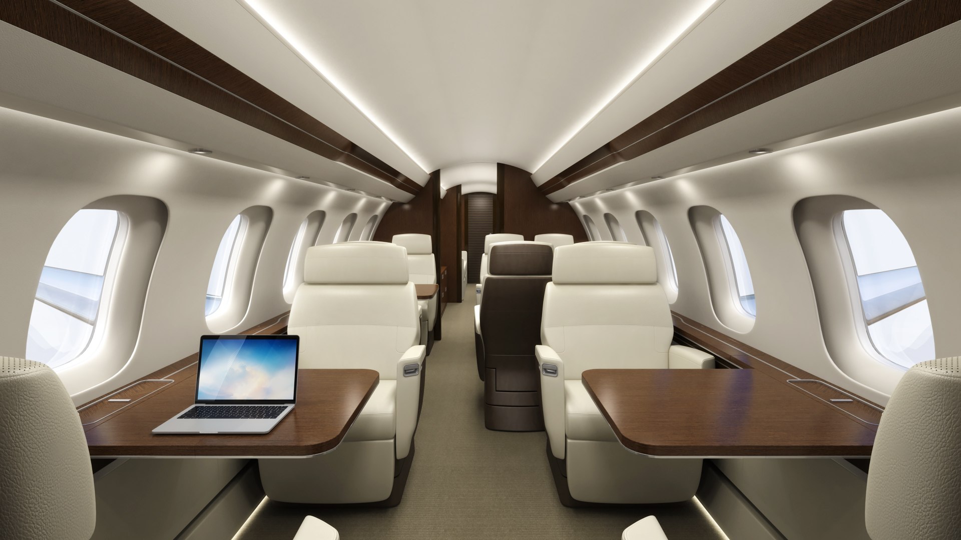 3D Cockpit and interior Bombardier Global 7500 - TurboSquid 2066051