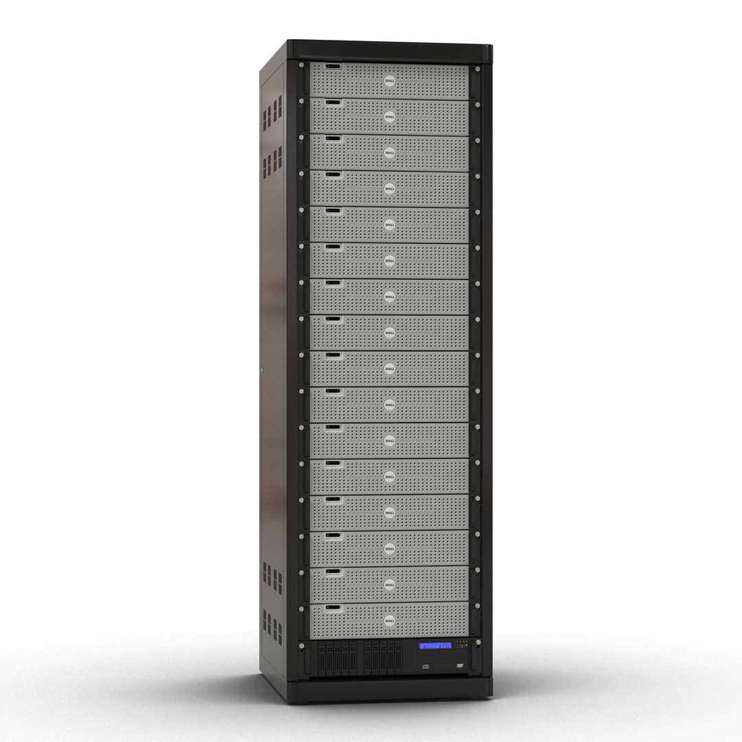 3ds Dell Servers Rack 2