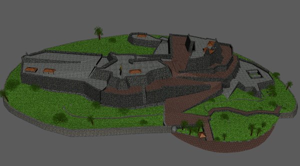 modelo 3d Castillo de San Felipe, Cartagena, Colombia. - TurboSquid 1150811