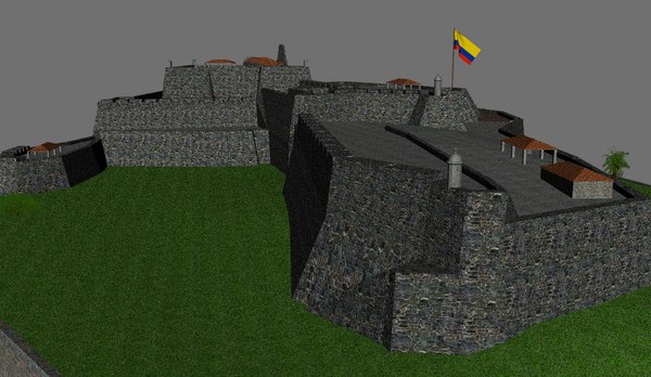 modelo 3d Castillo de San Felipe, Cartagena, Colombia. - TurboSquid 1150811