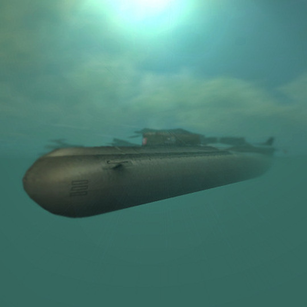 Nuclear Ii Class Submarine 3ds