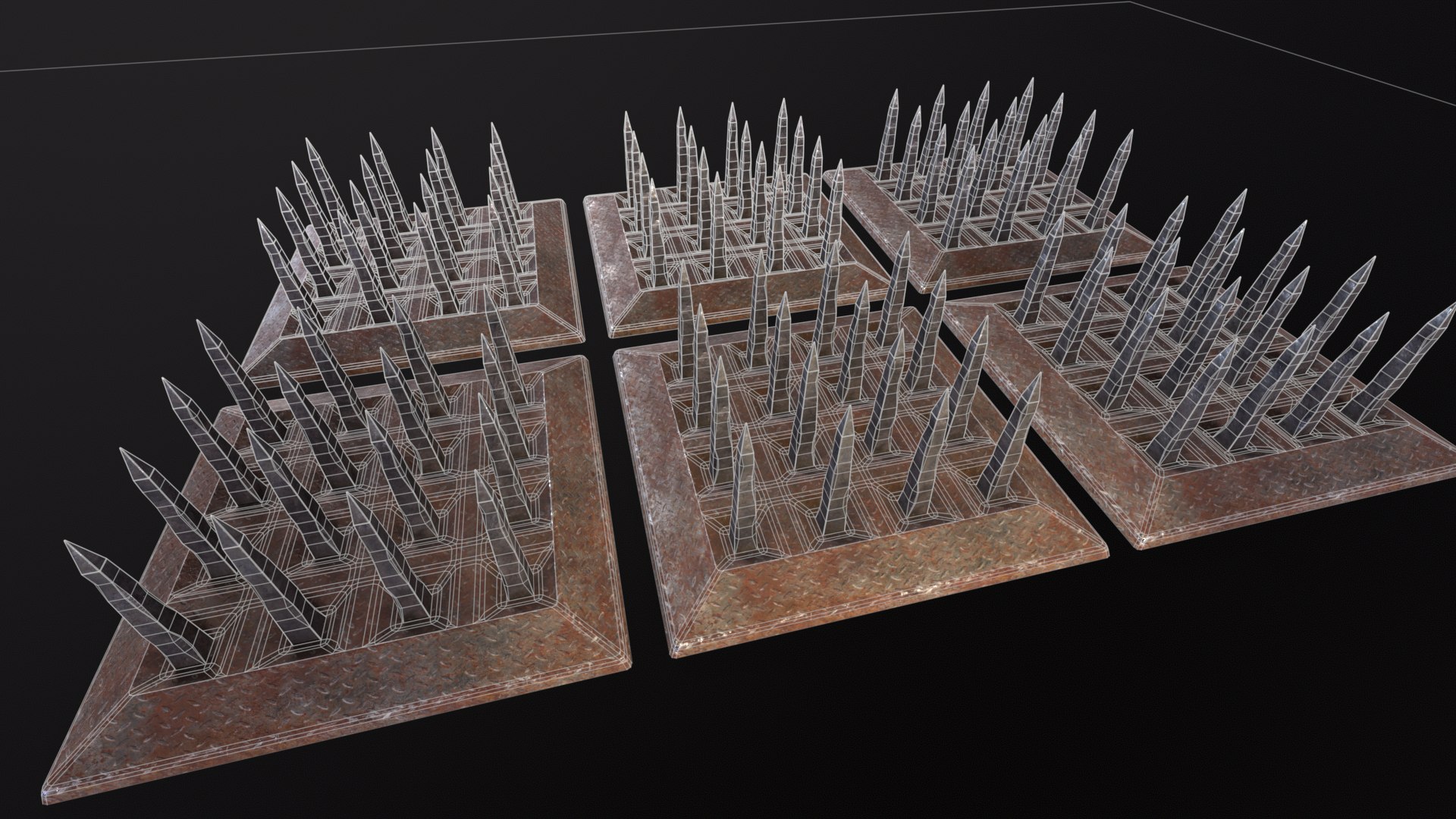 Medieval Spikes Trap 3D - TurboSquid 2150178
