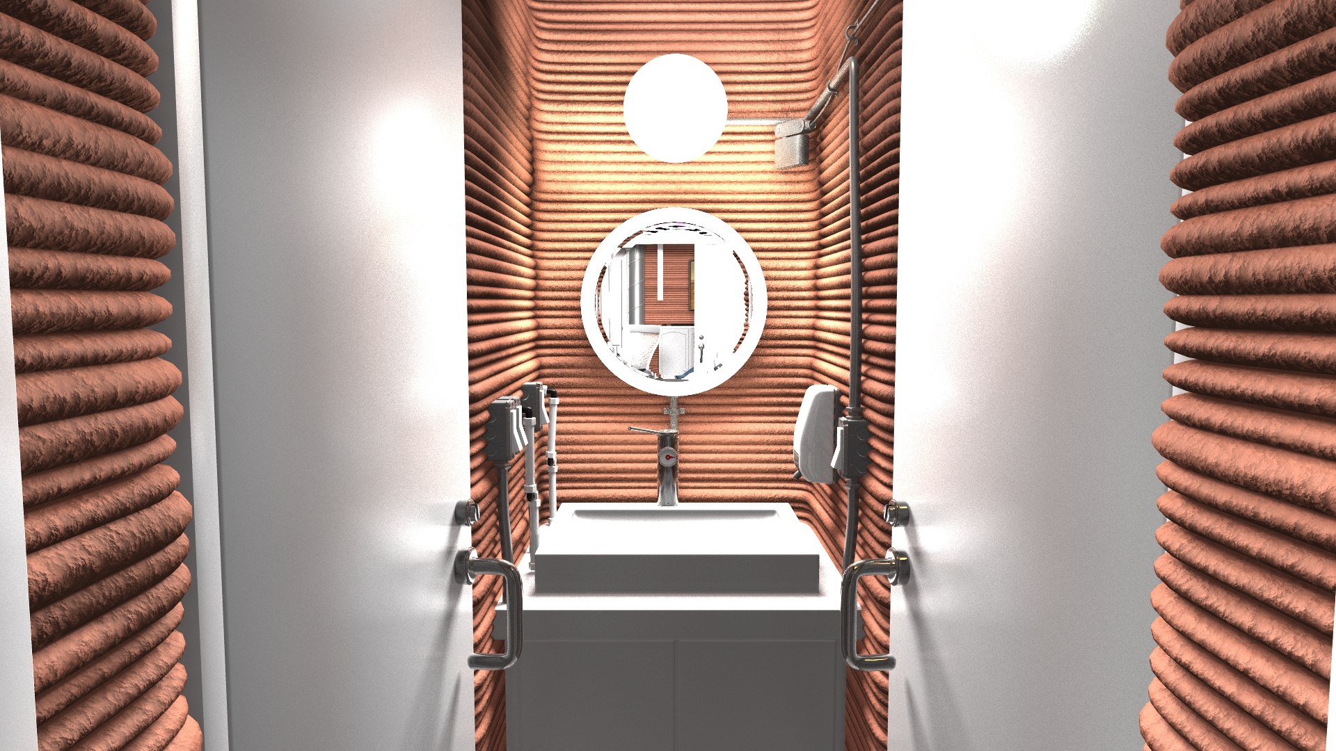 3D NASA 3D-printed CHAPEA Mars Duna Alpha Habitat Fully Furnished ...