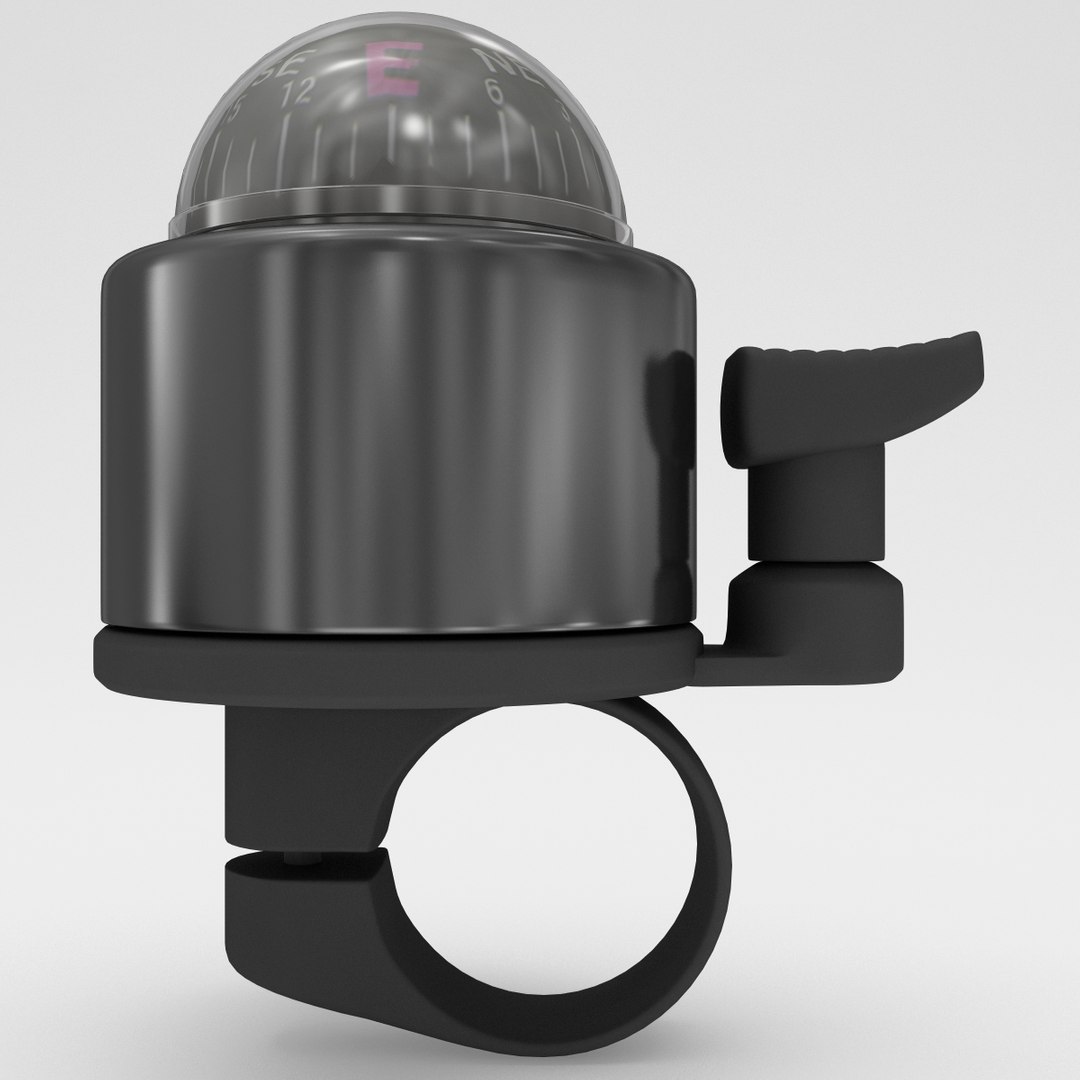 3d Bicycle Compass Ring Bell Model