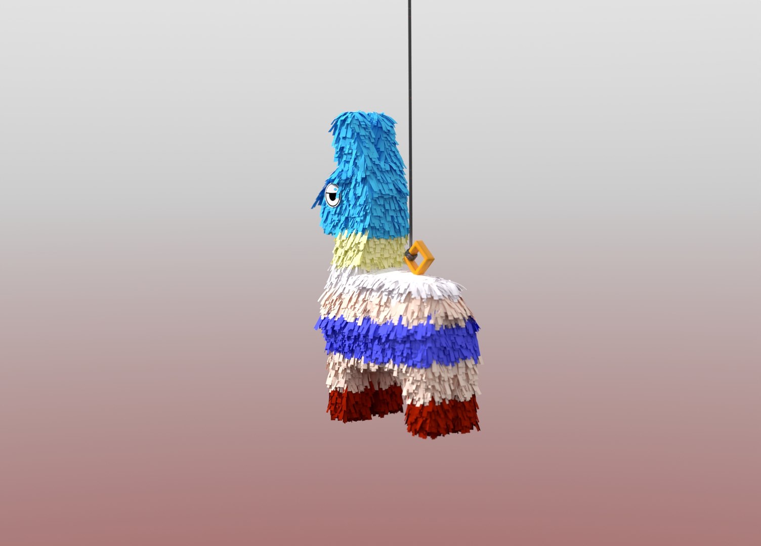 Pinata Llama 3D Model - TurboSquid 1608015