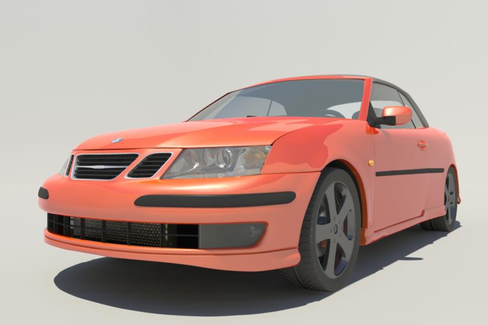 3d Model Saab 9-3 Aero Convertible