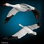 Flying Goose 3d Model