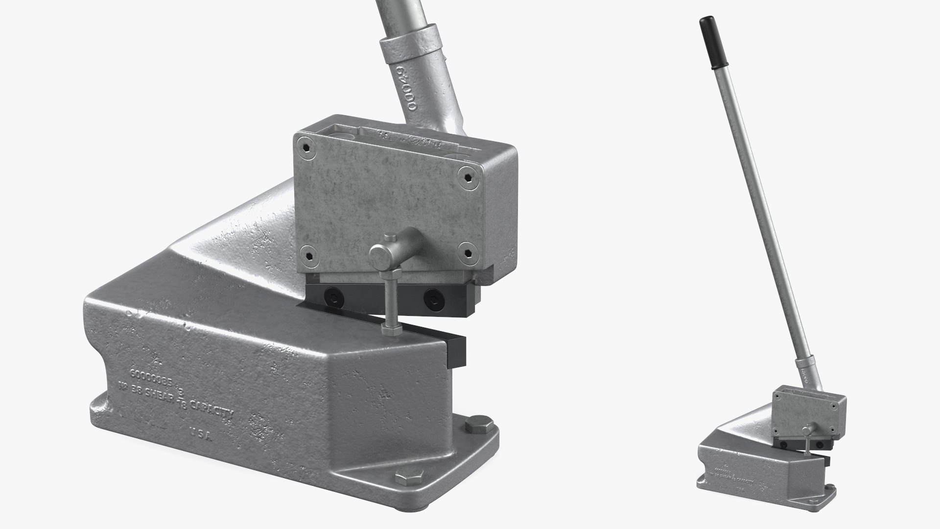 Manual benchtop metal shear 3D model - TurboSquid 1700141