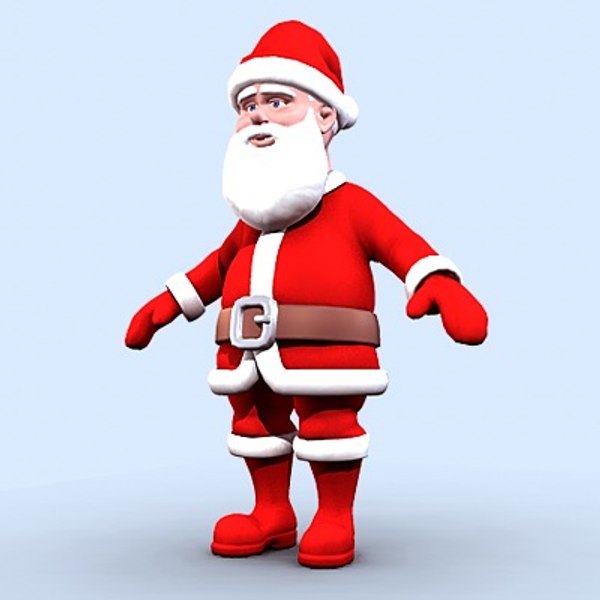 3d santa