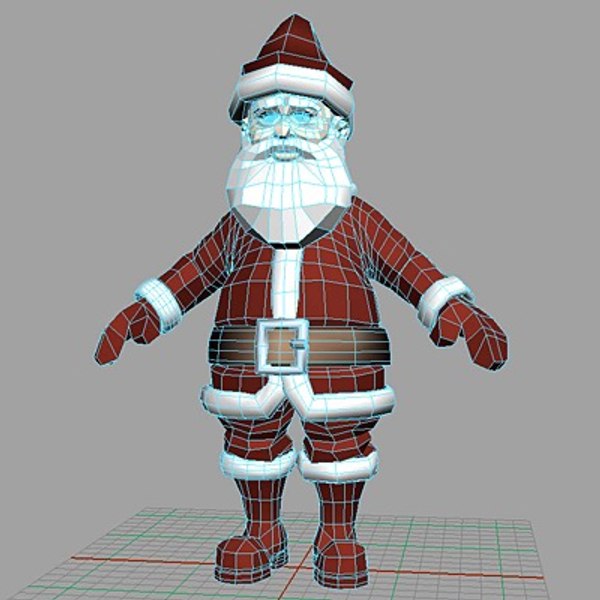 3d santa