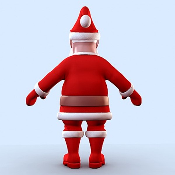 3d santa