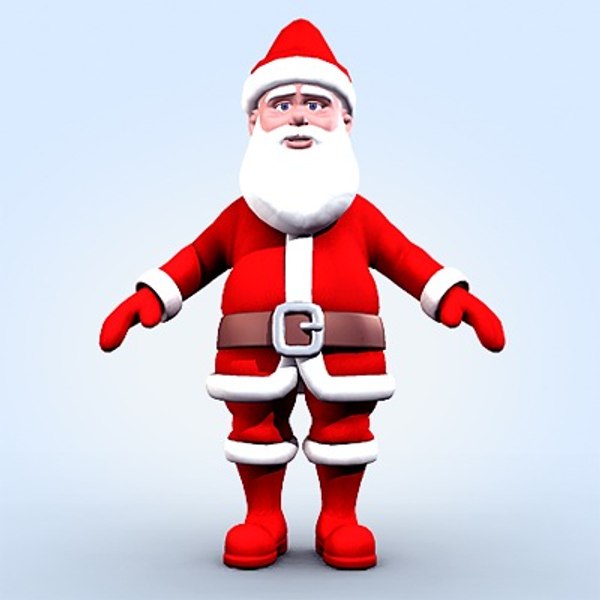 3d santa