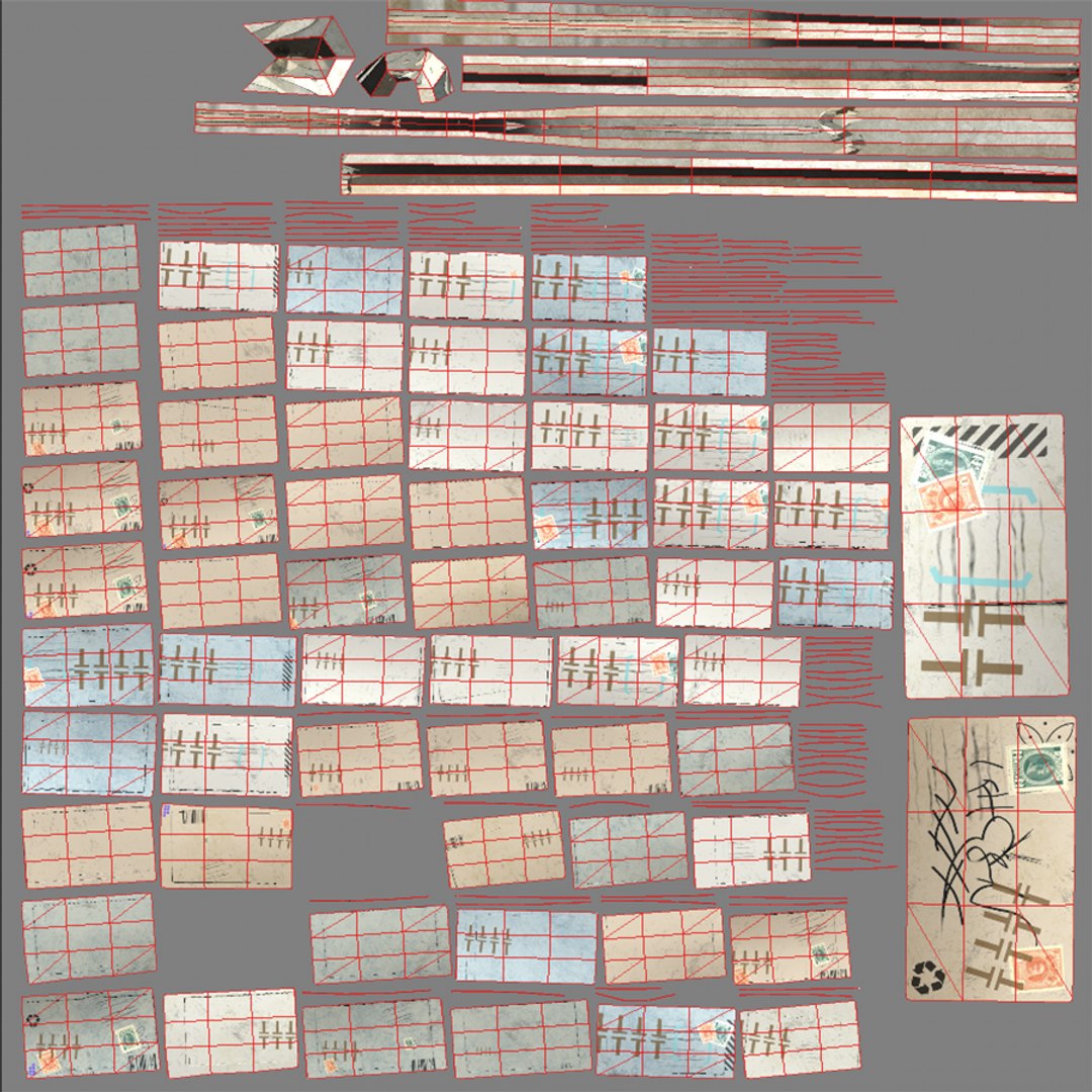 Letter Old 3D Model - TurboSquid 1297518