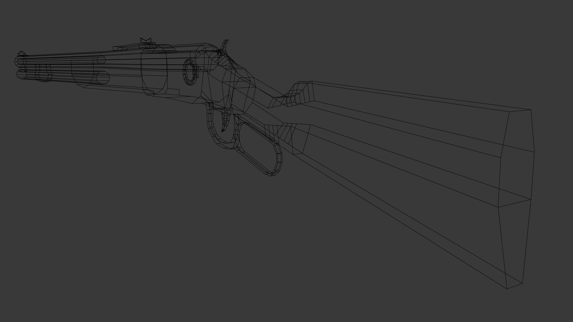 Repeating Rifle Model - TurboSquid 1475117