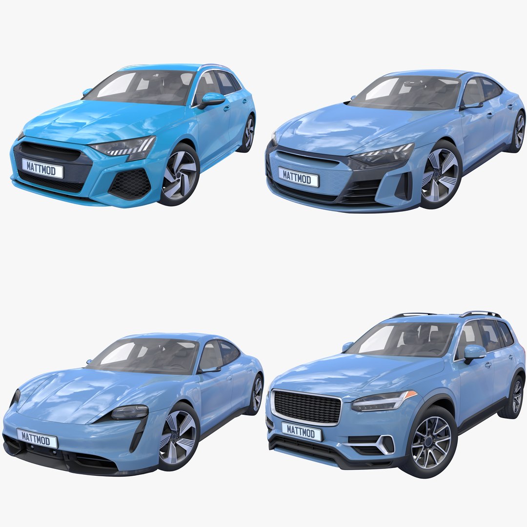Generic Cars Collection 3D Model - TurboSquid 2196598