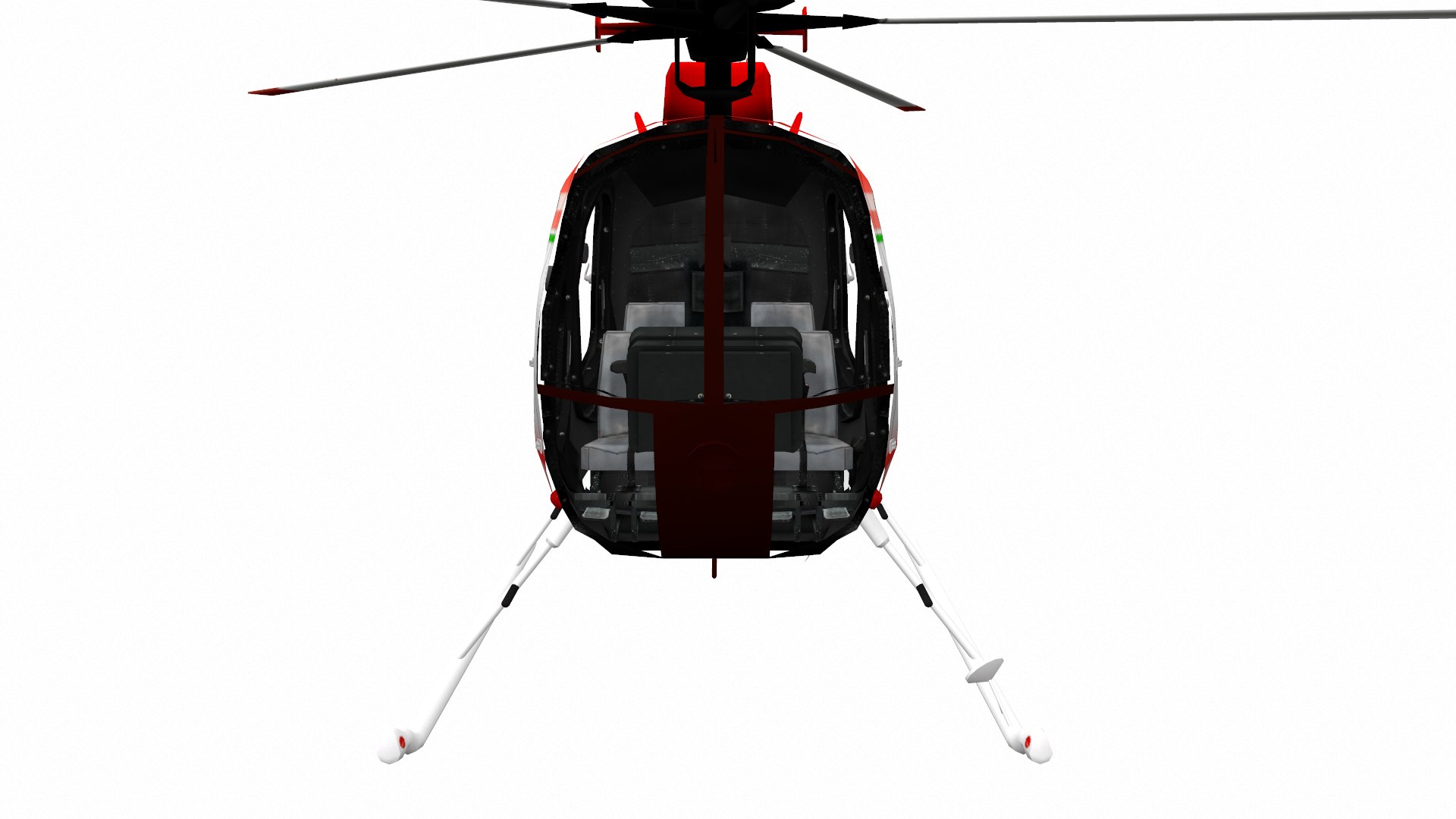 3D Helicopter Low-poly Model - TurboSquid 1563772