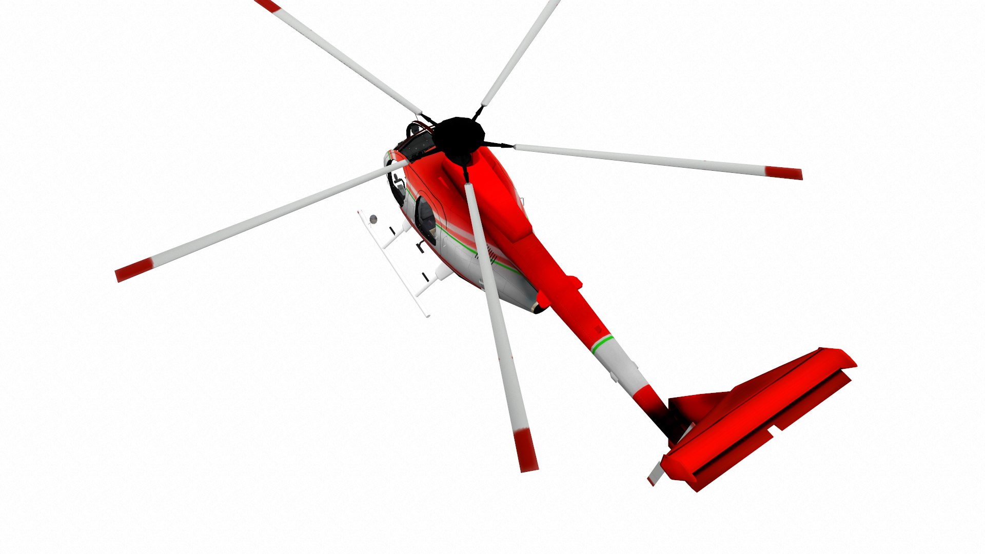 3D Helicopter Low-poly Model - TurboSquid 1563772
