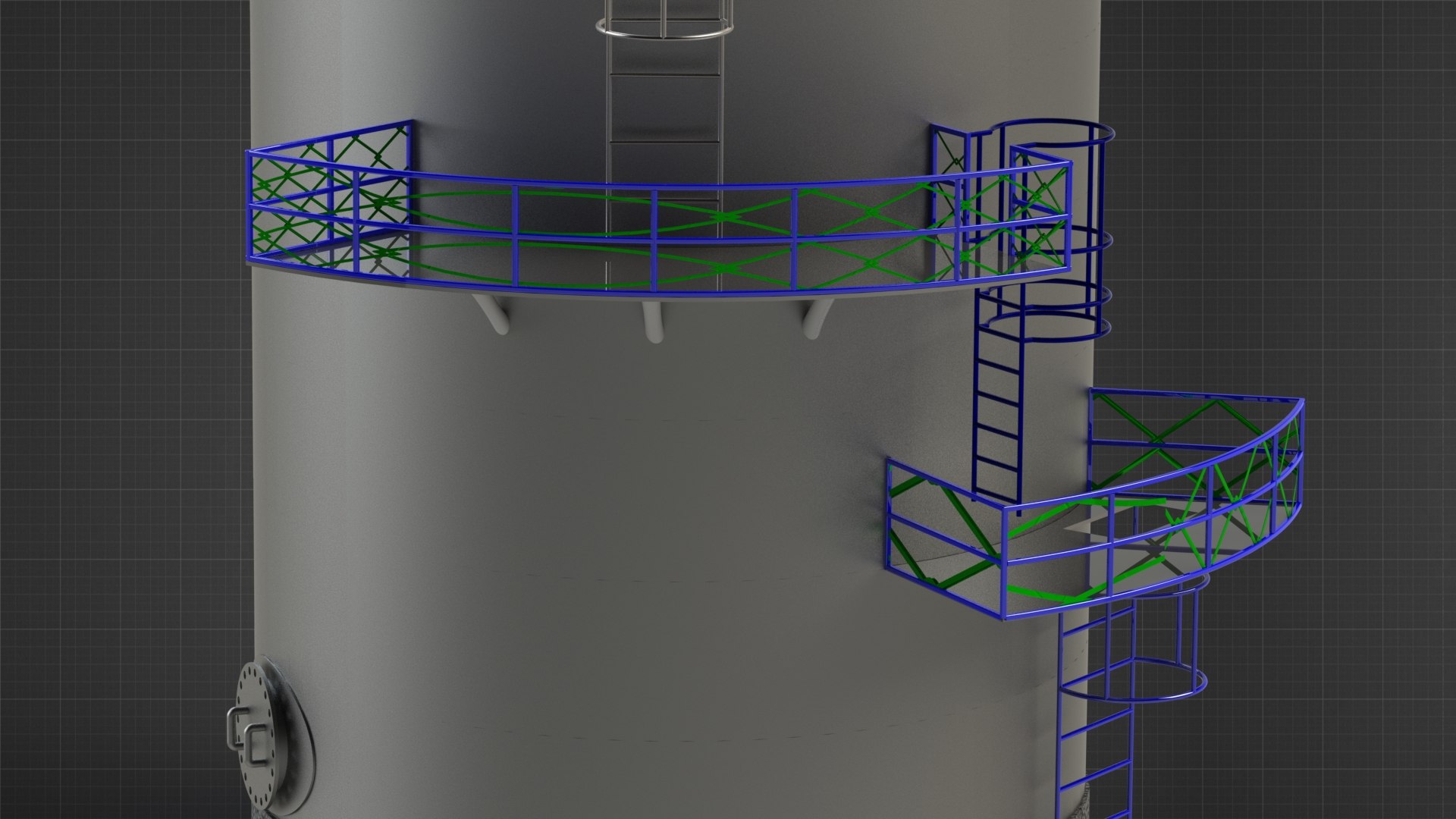 3D Pressure Tank Model - TurboSquid 2026855