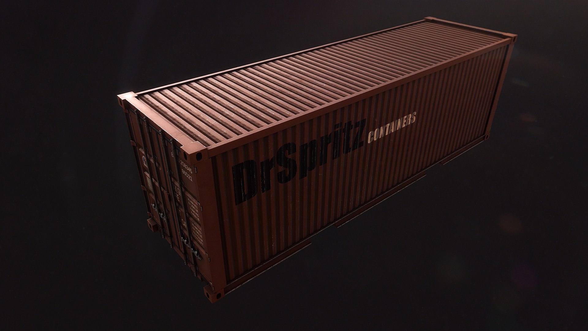 cargo container 3d model