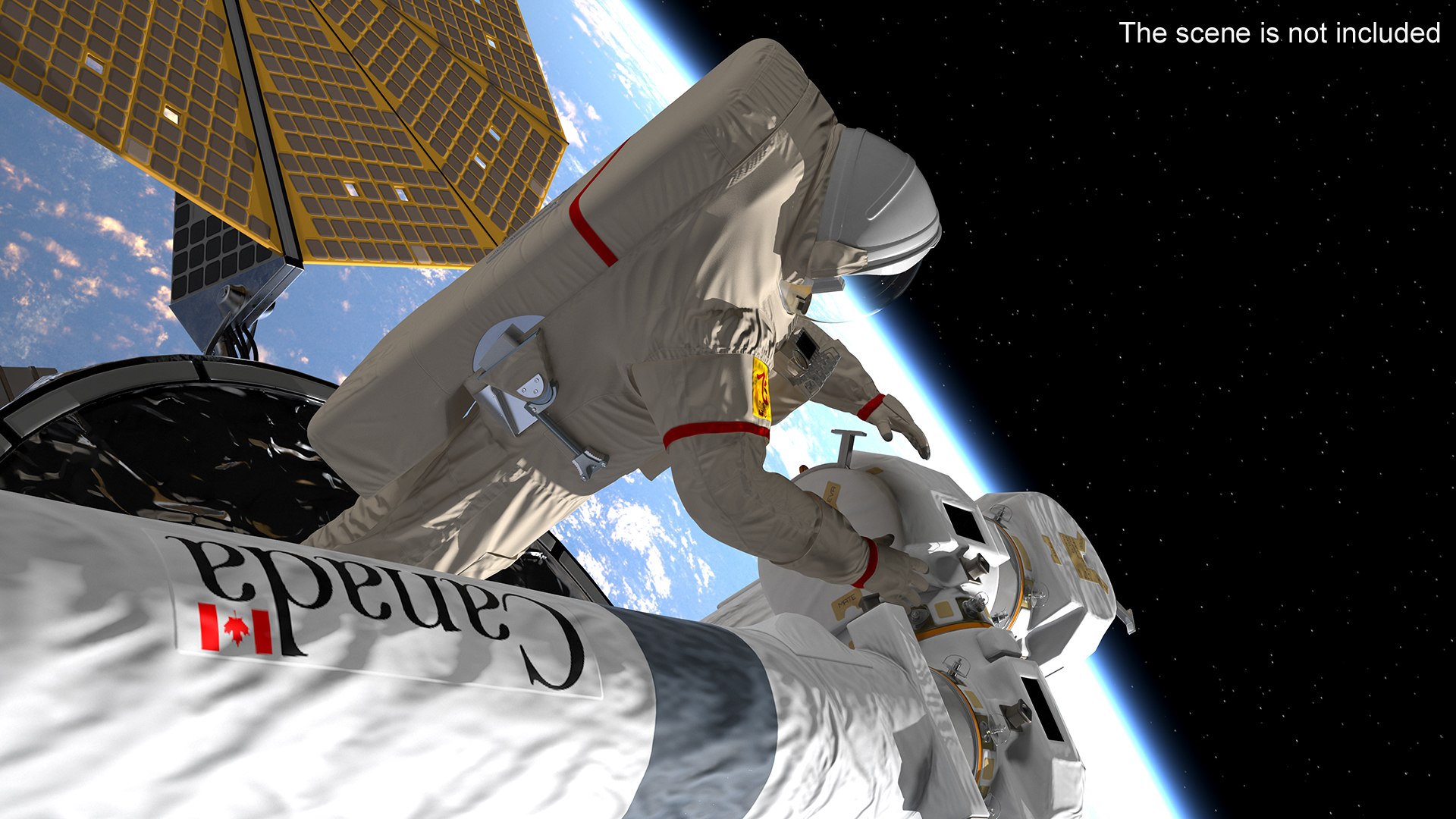 3D China Feitian Space Suit Rigged For Maya Model - TurboSquid 2238343