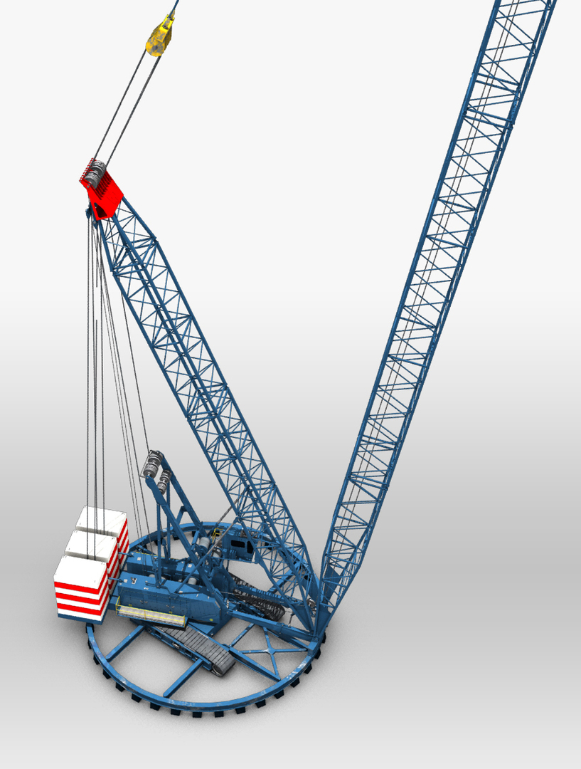 ringer crane construction 3d max